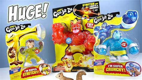 Heroes Of Goo Jit Zu Toys Simian Silverback And Supagoo Blazagon Moose