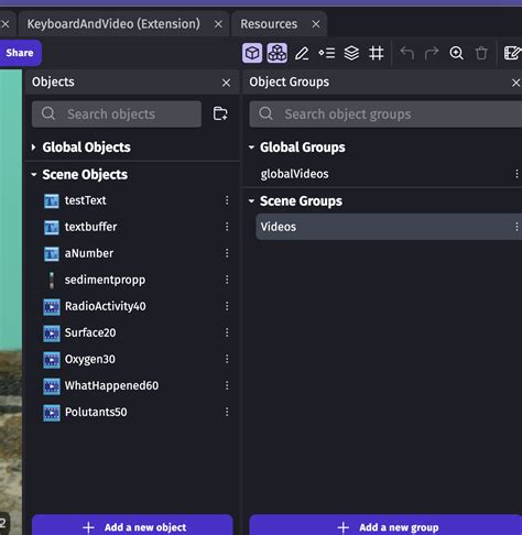 How I I Create The Object Group That Is Needed By Create An Object From Its Name How Do I