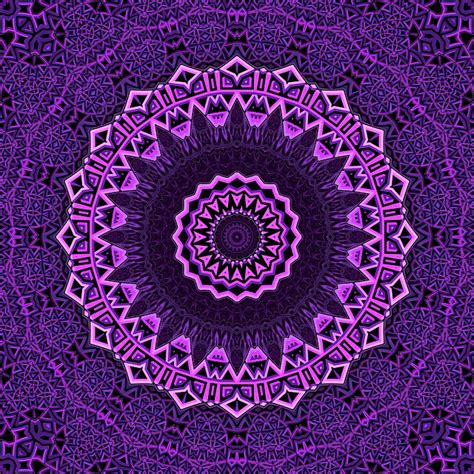 Download Mandala Purple Mandalas Royalty Free Stock Illustration