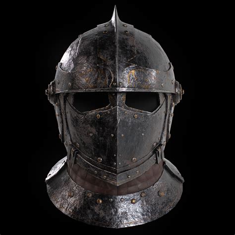 Artstation Medieval Knight Helmet