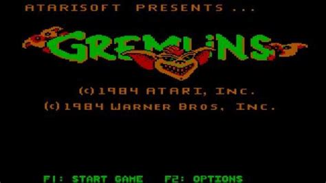 Gremlins Gameplay Pc Game 1984 Youtube
