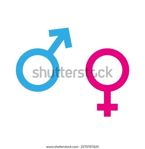 Male Female Gender Symbol Woman Man Stock Vector Royalty Free
