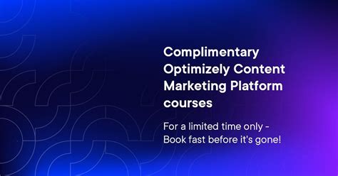 Haley Williams On Linkedin For A Limited Time Our Optimizely Cmp Courses Are Available To You And…