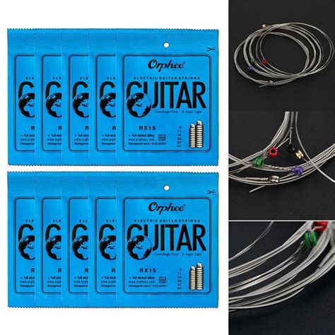 Orphee Rx15 6pcs Electric Guitar String Set Shopee Philippines