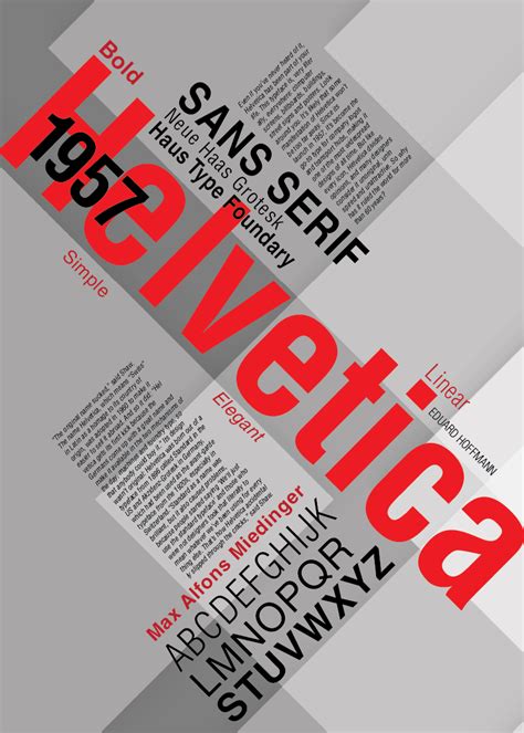 Helvetica Poster Behance