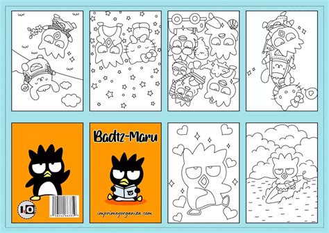 Libritos De Colorear De Dibujos Animados Imprime Y Organiza