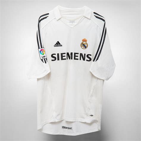 David Beckham 23 Real Madrid 2005 2006 Adidas Home Retro Jersey Men