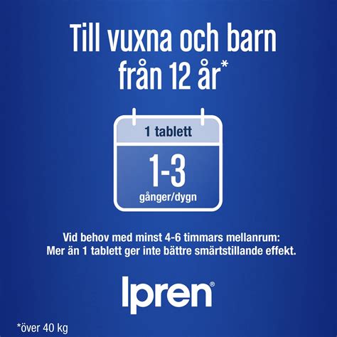 Köp Ipren 400mg Ibuprofen 30 Tabletter Apohem