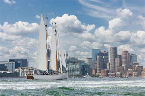Boston Harbor Champagne Sunset Sail From Rowes Wharf Getyourguide