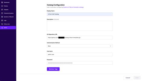 Creating And Managing Template Catalogs Sgnl