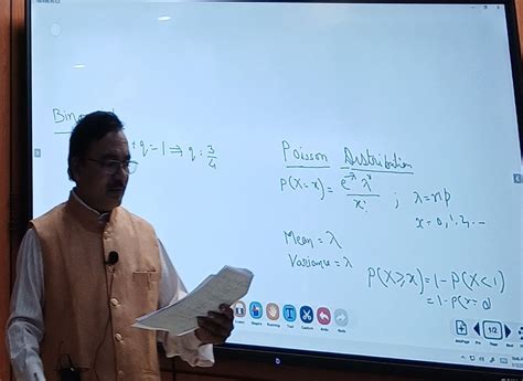 Expert Lecture On Real Life Applications Of Statistical Distributions