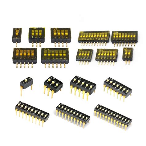 3positions Dip Switches Smd 3pin Pitch 1 27mm Black Smt 3way 127mm Dial