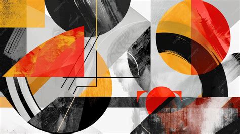 Formas Geométricas Abstractas Diseñar Una Obra De Arte Abstracta