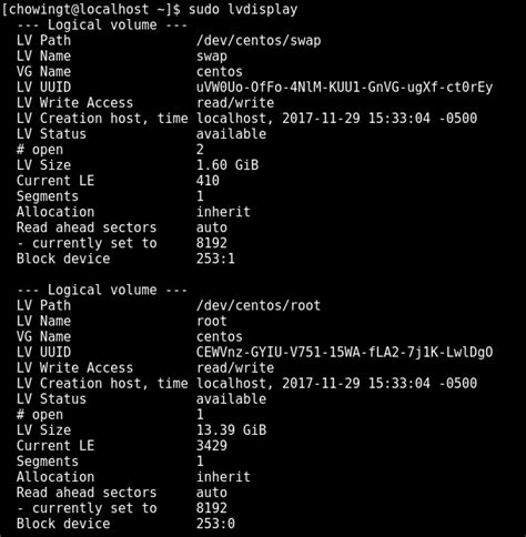Centos Virtualbox Dynamic Virtual Disk Wont Expand Unix And Linux