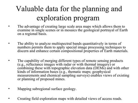 Remote Sensing And Gis Application In Mineral Oil Ground Water Mappingmineral By Me Ppt