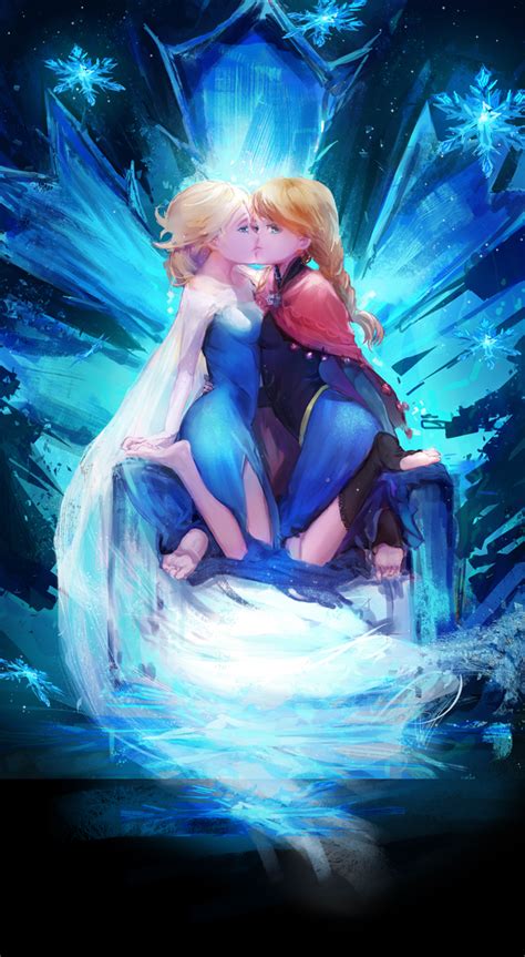 Elsa And Anna Frozen Drawn By Enkabcat Danbooru