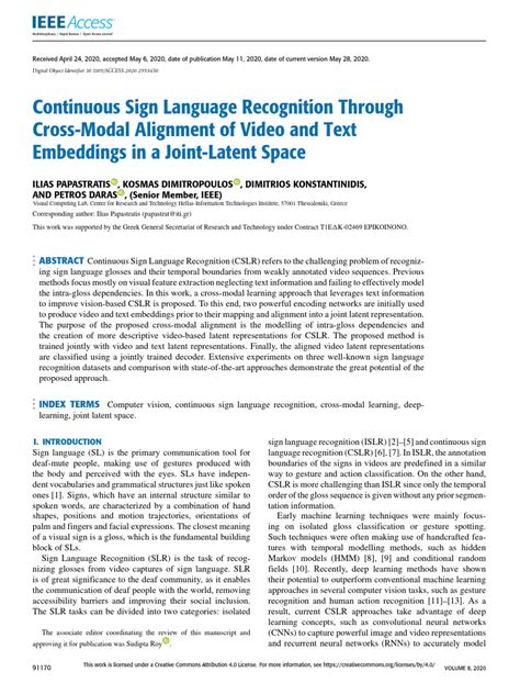 Continuous Sign Language Recognition Through Cross Modal Alignment Of Video And Text Embeddings