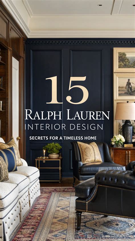 15 Ralph Lauren Interior Design Secrets For A Timeless Home