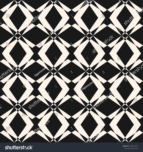 Vector Monochrome Seamless Pattern Asian Style Stock Vector Royalty