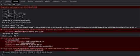 User Did Not Grant Permission Error BalenaEtcher BalenaForums