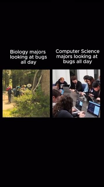 Programming Bugs Be Like Shorts Nature Biology Programming Bugs
