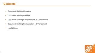 Document Splitting Sap S Hana Pptx Desktop Publishing Computer Software And Applications