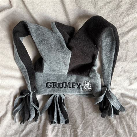 Disney Accessories Disney Grumpy Character Fleece Beanie Joker Hat Poshmark