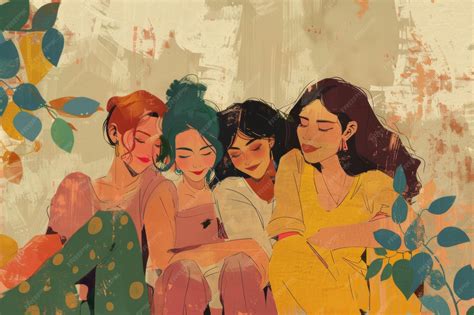 Premium Photo Friendship Concept Snapshot Aesthetic