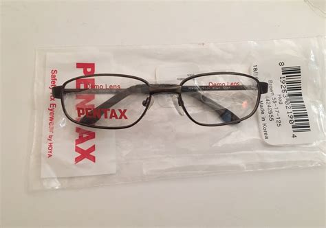 3m Pentax Hoya Hog Safety Glasses Eyeglass Frames 55 17 125 Brown