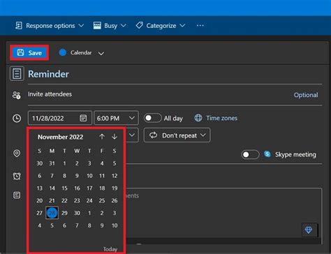 How To Set A Reminder On Outlook Calendar Vevay Julissa