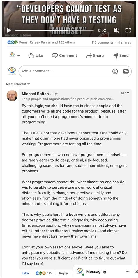 Australian Testers On Linkedin Testers If You Really Want To Amplify