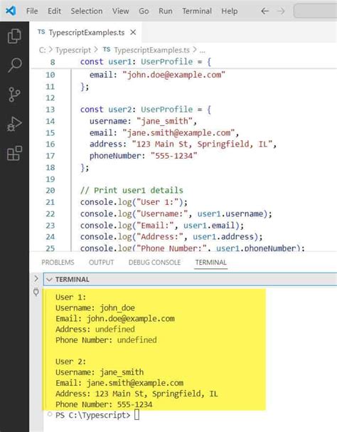 How To Use Optional Parameters In Typescript Interfaces