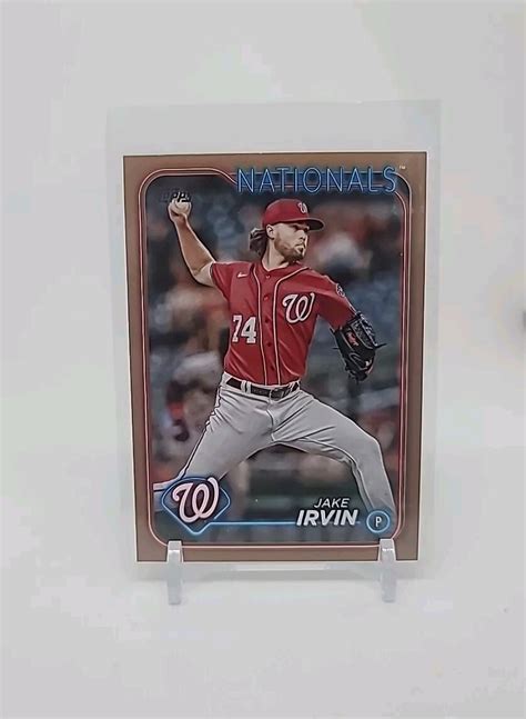 2024 Topps Series 2 Jake Irvin Gold 2024 Washington Nationals Ebay
