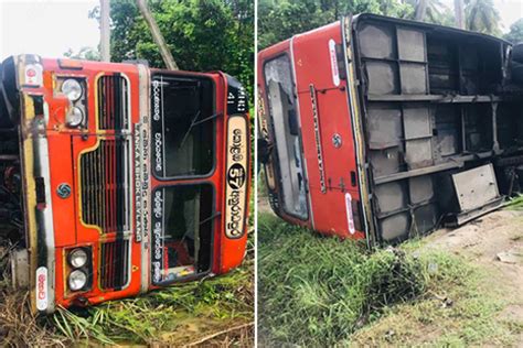 கொழும்பு நோக்கிப் பயணித்த இ போ ச பேருந்து விபத்து பலர் காயம் ஜே வி பி நியூஸ்