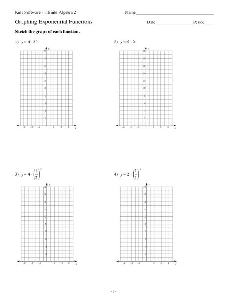 Graphing Exponential Functions Interactive For 9th 11th Grade