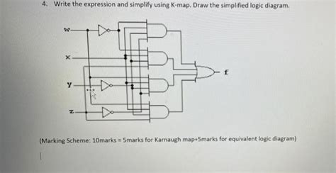 Solved Write The Expression And Simplify Using K Map Chegg Com