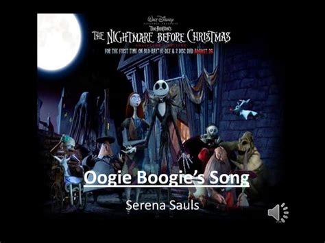 Sauls Serena Oogie Boogies Song Pptx