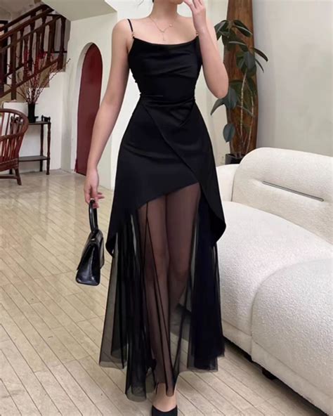 Pin By Adelia Roberts On Party Outfits Long Summer Dresses Evening Dresses Summer Black Dress