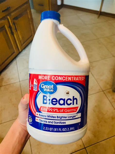 Walmart Bleach Bleach Bottle Clorox Bleach Cleaning
