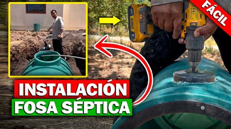 💥 InstalaciÓn De Fosa Septica Detallado Aprende A Instalar Una Fosa SÉptica FÁcil Youtube
