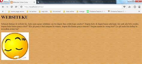 Cara Membuat Web Sederhana Hanya Dengan Html Tanpa Css Bengkel Belajarku