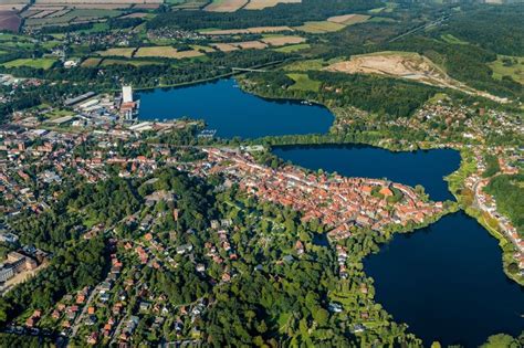 Luftbild Mölln Stadtansicht Des Innenstadtbereiches Zwischen Stadtsee Und Schulsee In Mölln Im