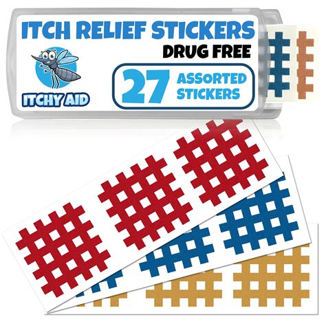 Bug Bite Itch Relief Patches 27 Stickers For Instant Reducing Desertcart Australia
