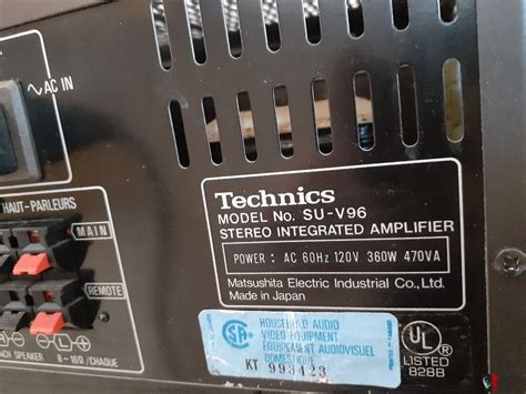 Classic Technics New Class A Stereo Integrated Amplifier Made In Japan Photo US