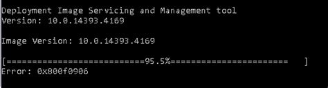 Deployment Image Servicing And Management Tool 0x800f0906 Sprawdzone It