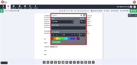 Fillable Control Fields Rpost Help Center