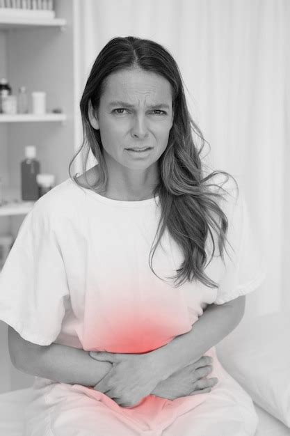 Premium Photo Woman Having Really Bad Stomachache