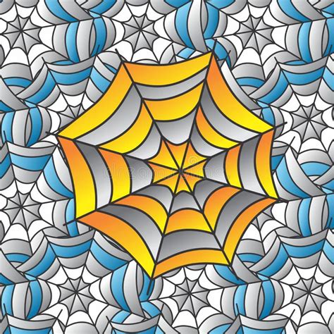 Color Spiderweb Art Stock Vector Illustration Of Scary 42840852
