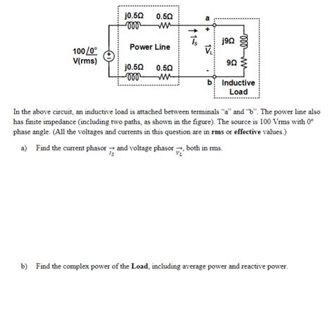 Solved In The Above Circuit An Inductive Load Is Attached Chegg Com
