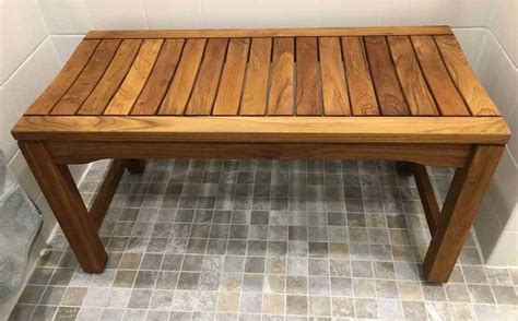 Teak Shower Benches The Ultimate Blend Of Style Comfort And